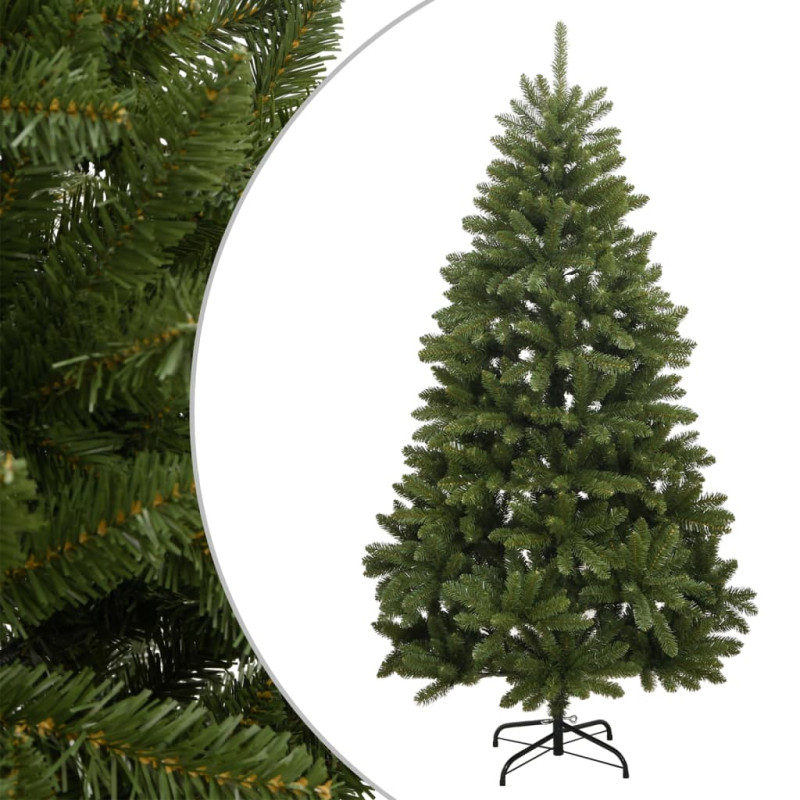 Sapin de Noël artificiel à charnières avec support vert 180 cm | Leroy Merlin