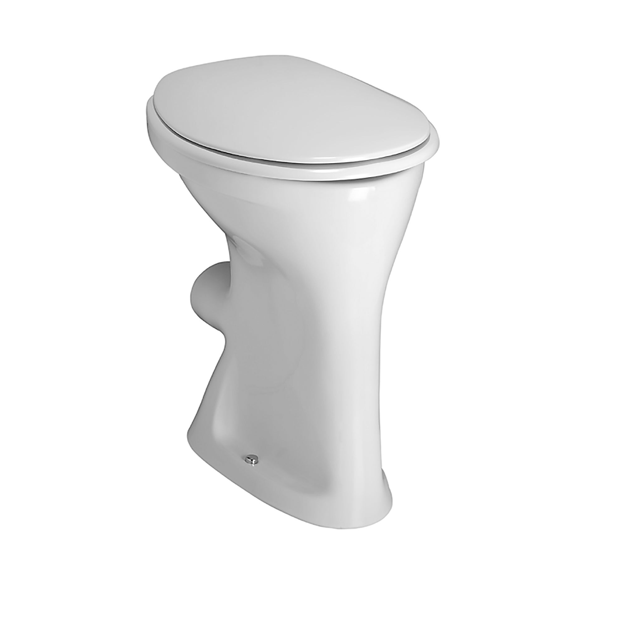 Laufen Albonova WC au sol, rinceur plat, sortie horizontale, avec bord ...