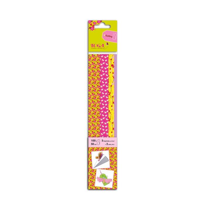 100 Bandes de Quilling de 50 cm Jardin japonais - Toga | Leroy Merlin
