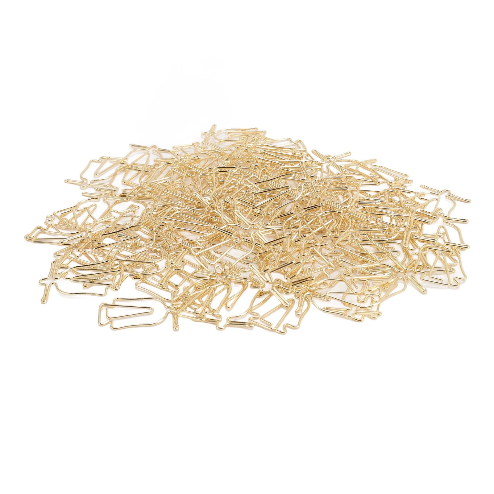 Lot de 100 trombones dorés en acier inoxydable multifonctions avec ...