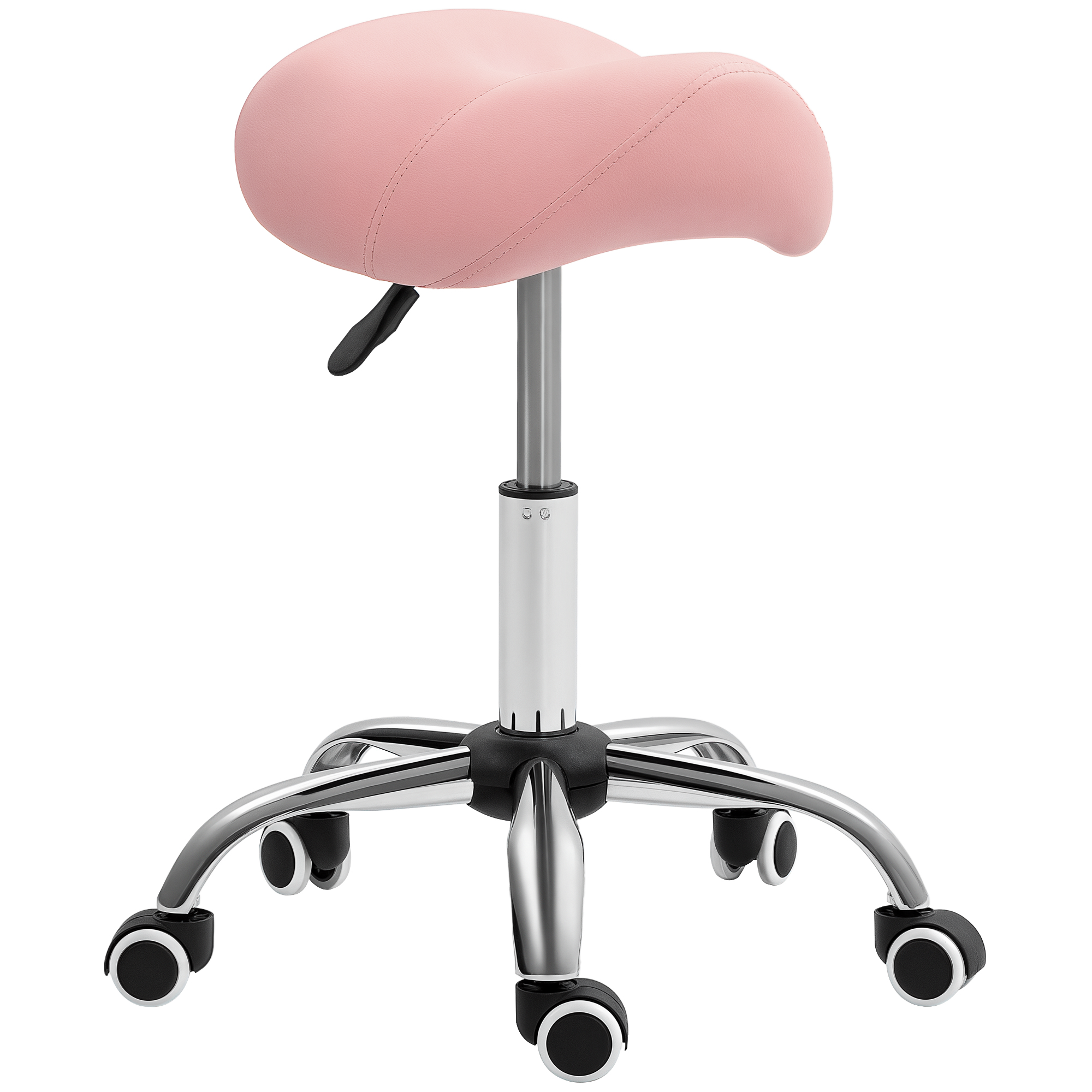 Tabouret roulant, Chaise de travail à hauteur réglable 49-61 cm, Siège ...