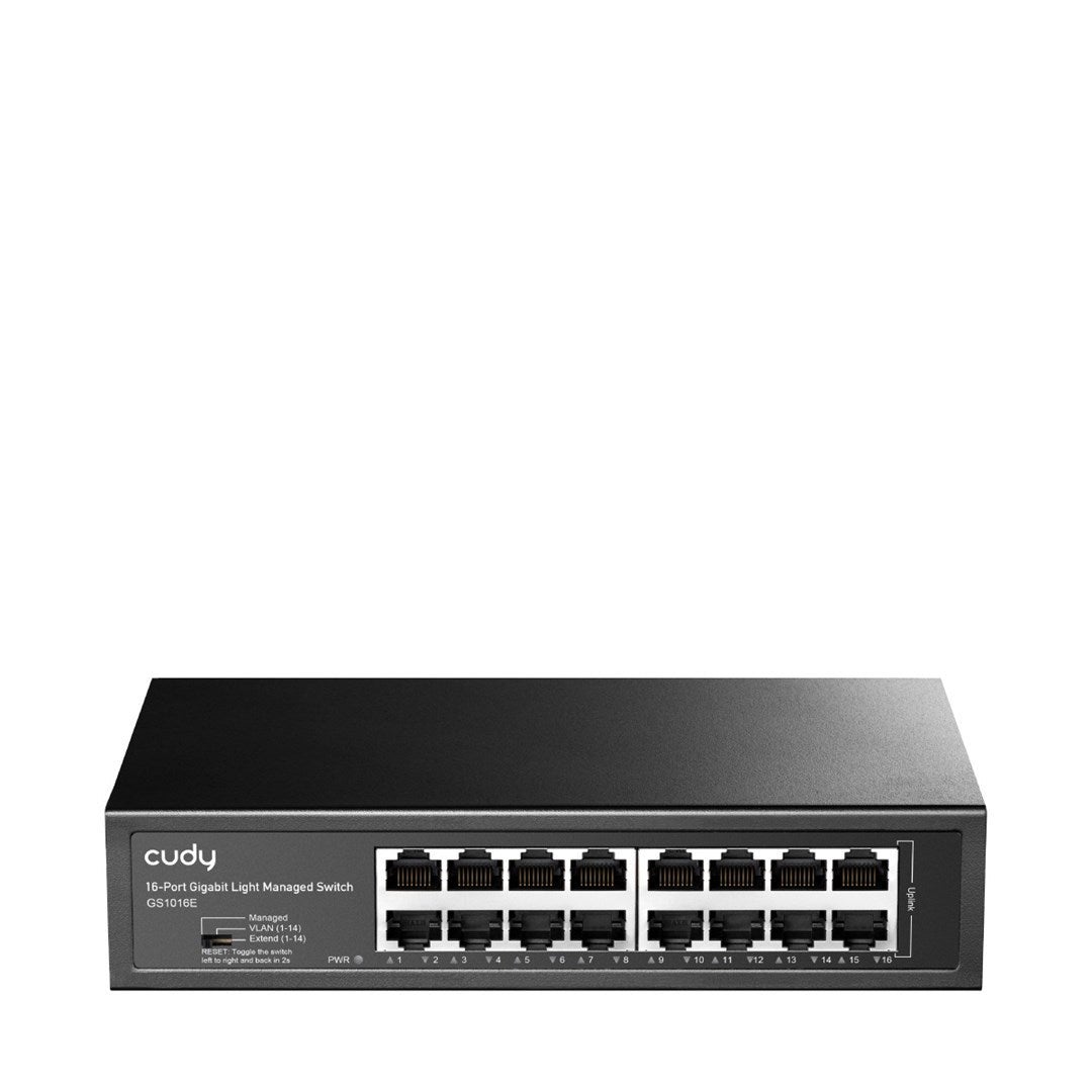 CUDY GS1016E 16-Port Gigabit Light Switch | Leroy Merlin
