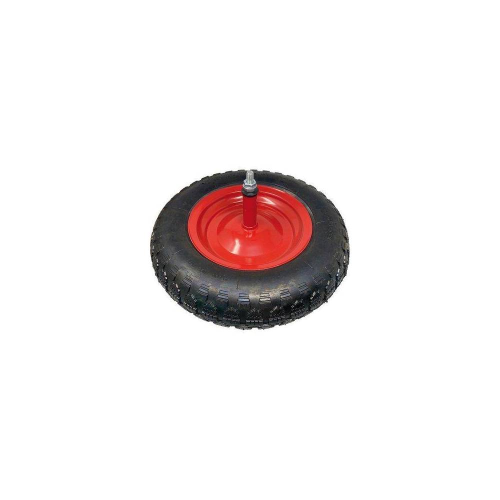 RUEDA NEUMÁTICA PARA VOLANTE 3.50X8" EJE DISCO METALICO MM 12X260 +PFU ...