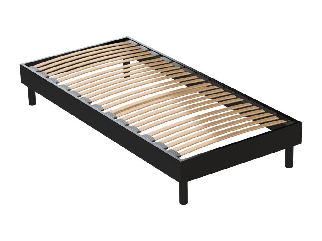 Rete a doghe 90 x 190 cm Nero - MICHIGAN di DREAMEA | Leroy Merlin