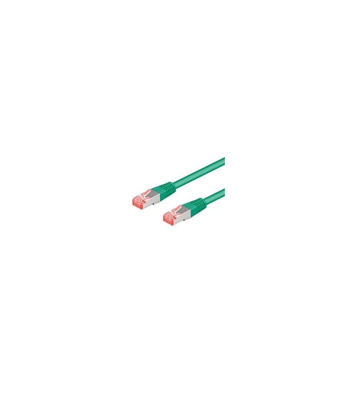 Digitus cat 6a s-ftp patch cable cu lszh awg 26 7 length 2 m color grÜn | Leroy Merlin