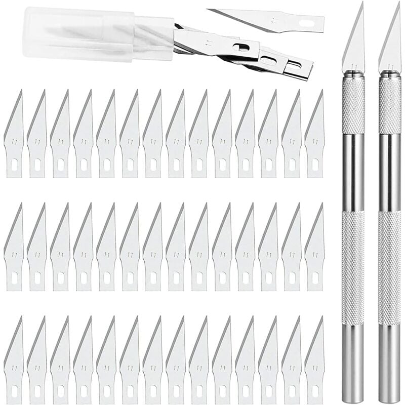 Precision Cutter 2 Scalpel avec 42 lames, Cutter de Précision Couteau ...