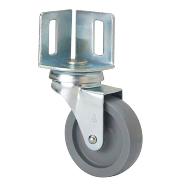 Roulette pivotante d'angle Ø 60 mm série B-BP sans frein- | Leroy Merlin