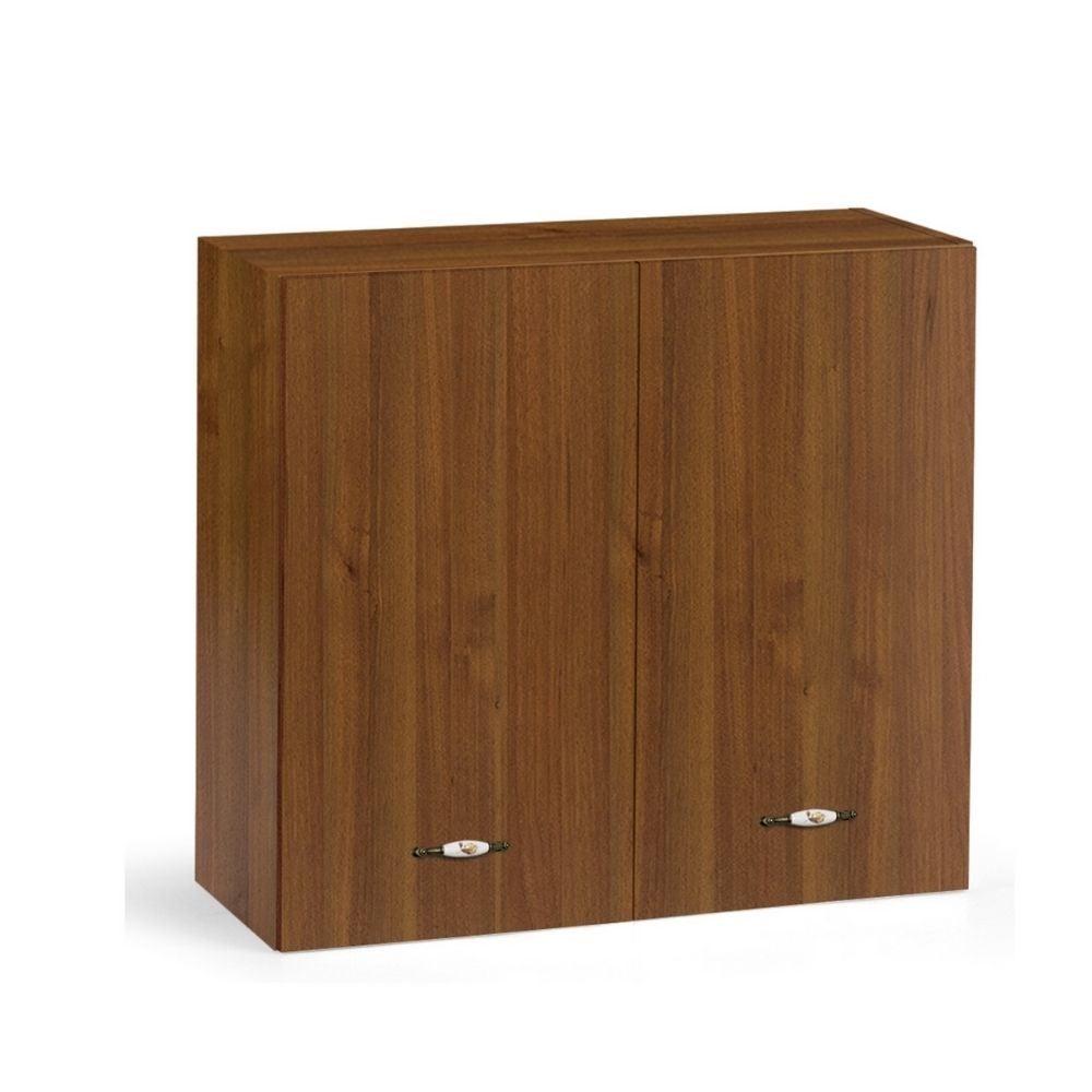 Pensile scolapiatti 80 cm due ante colore noce antico | Leroy Merlin
