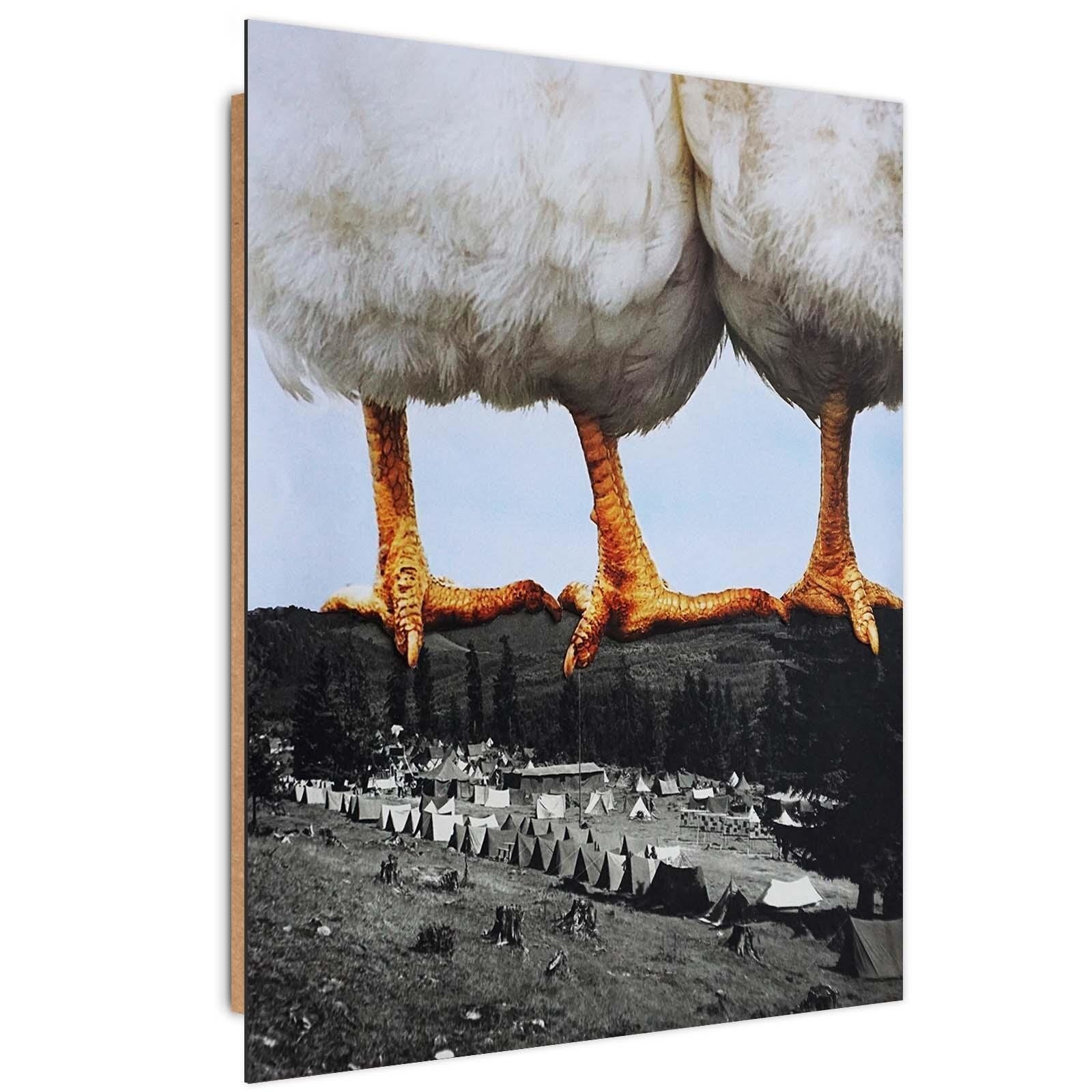 Tableau collage de photos de bois - 70 x 100 cm | Leroy Merlin