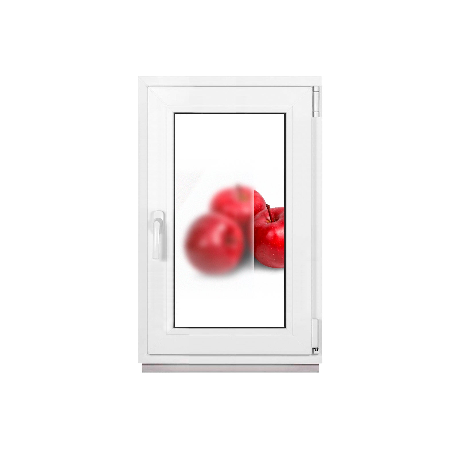 Fenêtre PVC Blanche 50 x 80 cm (500 x 800 mm), pour Sous-sol, Double ...