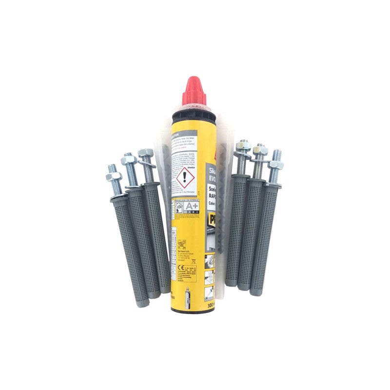 Kit résine de scellement chimique rapide pour fixation SIKA Anchorfix-1 ...