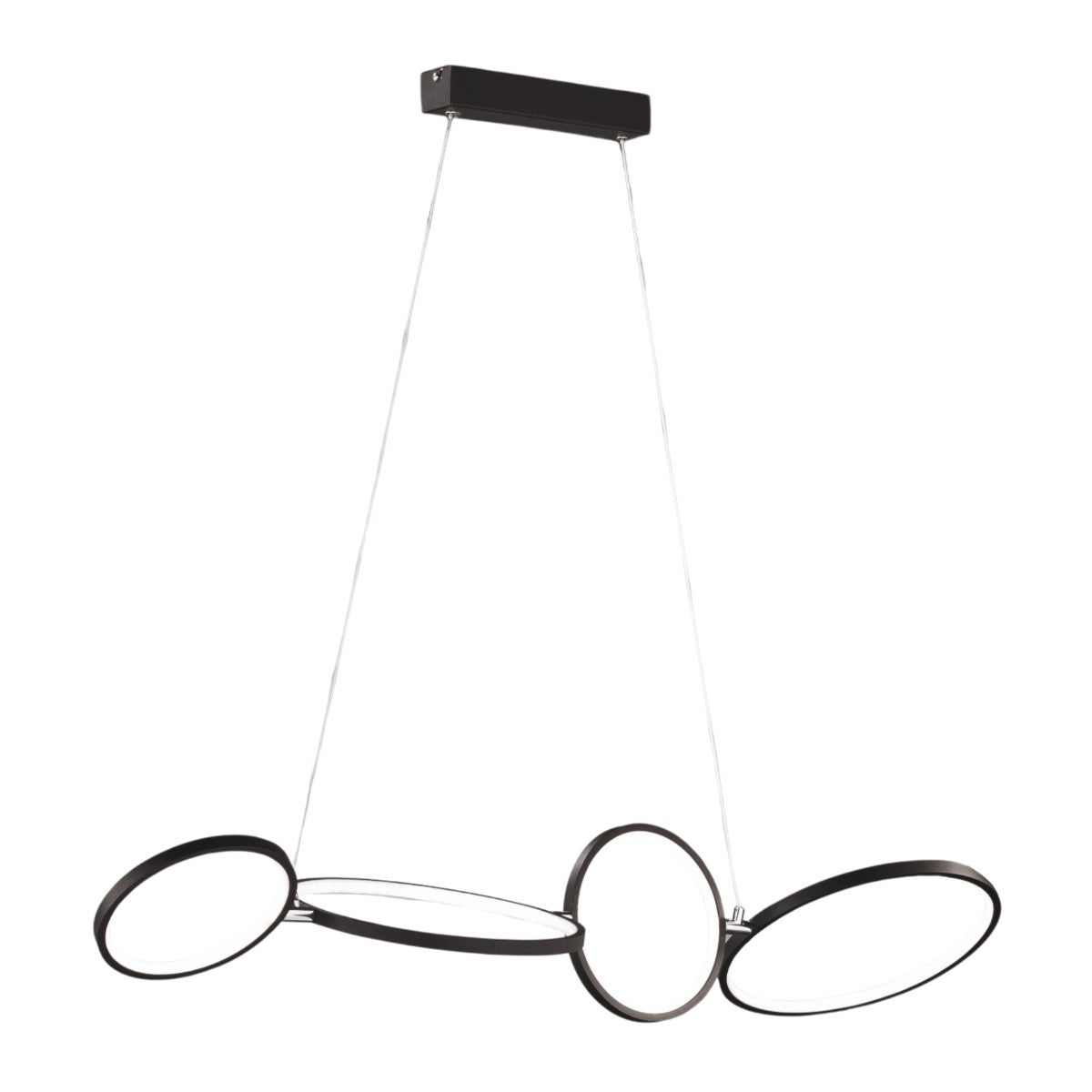 Suspension Trio Rondo Métal Noir | Leroy Merlin