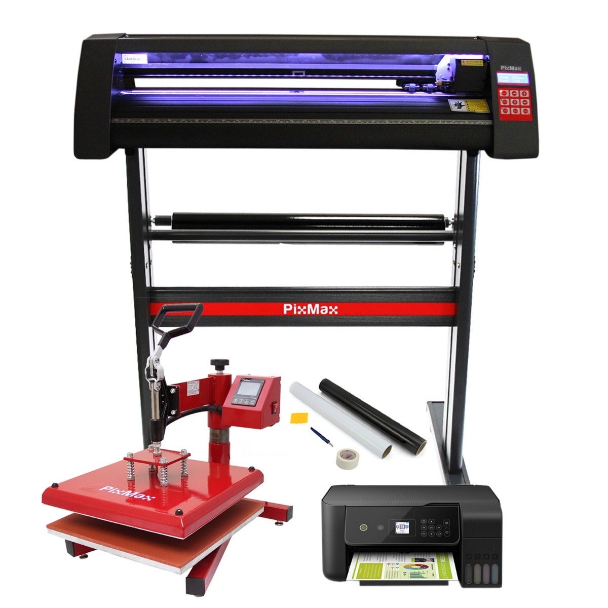 PixMax - Plotter per Taglio Vinile Guida Laser Abbonamento 12 Mesi Software da Taglio - LED ...