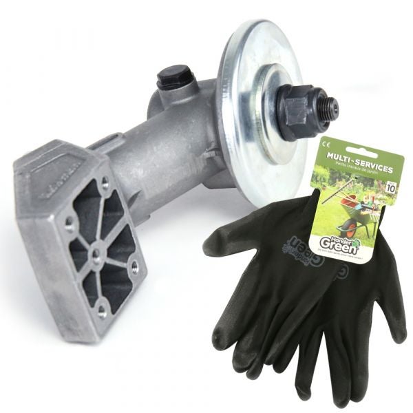 Renvoi d'angle débroussailleuse Stihl FS80, FS85, FS120 Ø 25 mm + gants ...