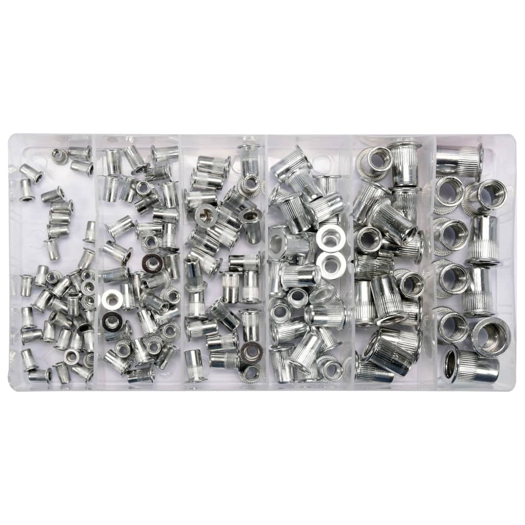 Écrous à rivet 150 pcs Aluminium M3-M10 YATO | Leroy Merlin