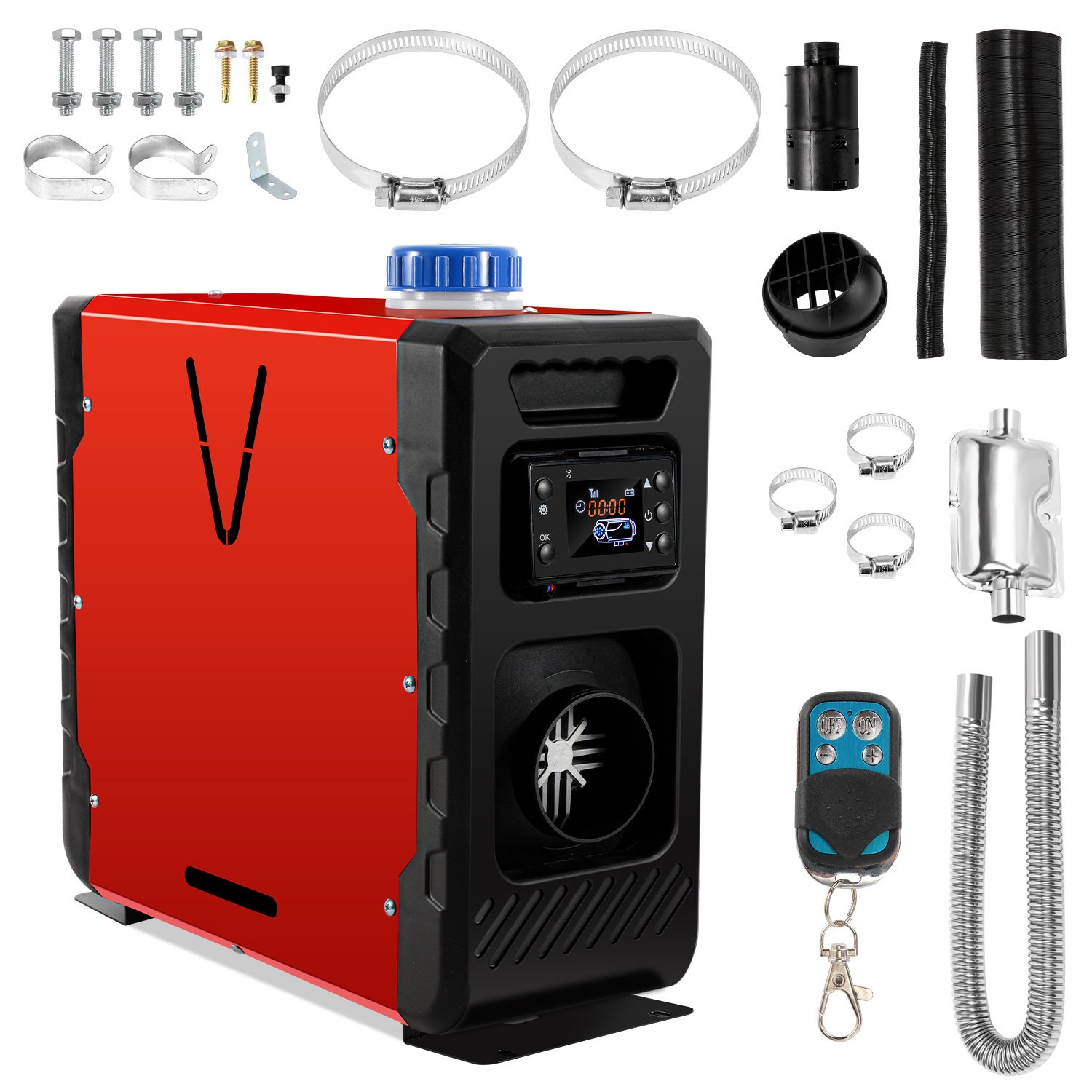 Chauffage diesel 8KW All-in-One avec réservoir 5L, démarrage ...