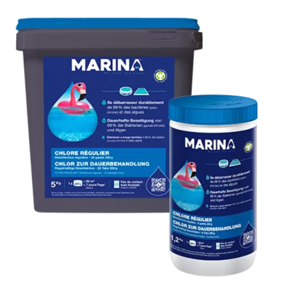 Chlore régulier Marina - Désinfection régulière 5 kg | Leroy Merlin