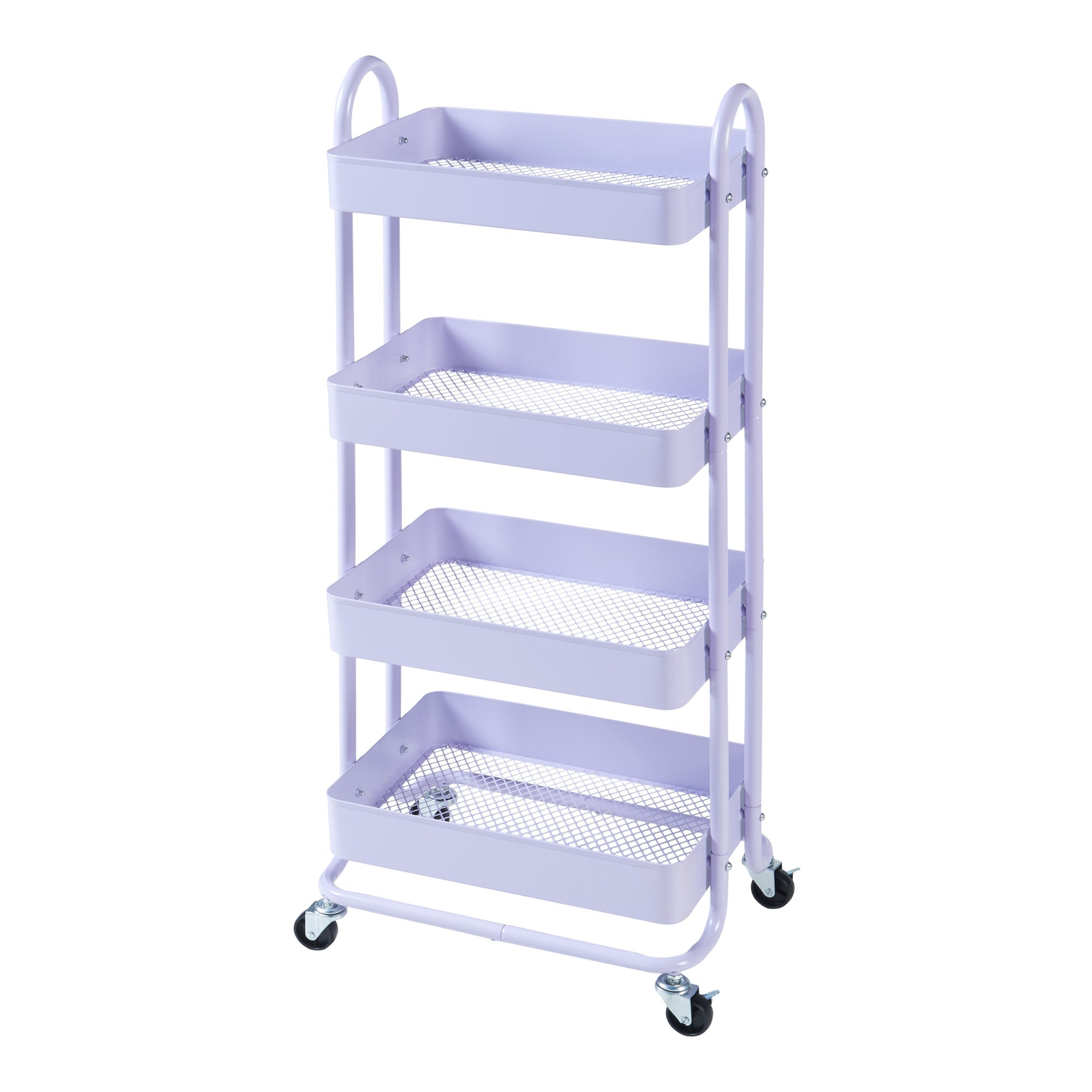 Chariot de service desserte cuisine salon meuble de rangement à 4 ...