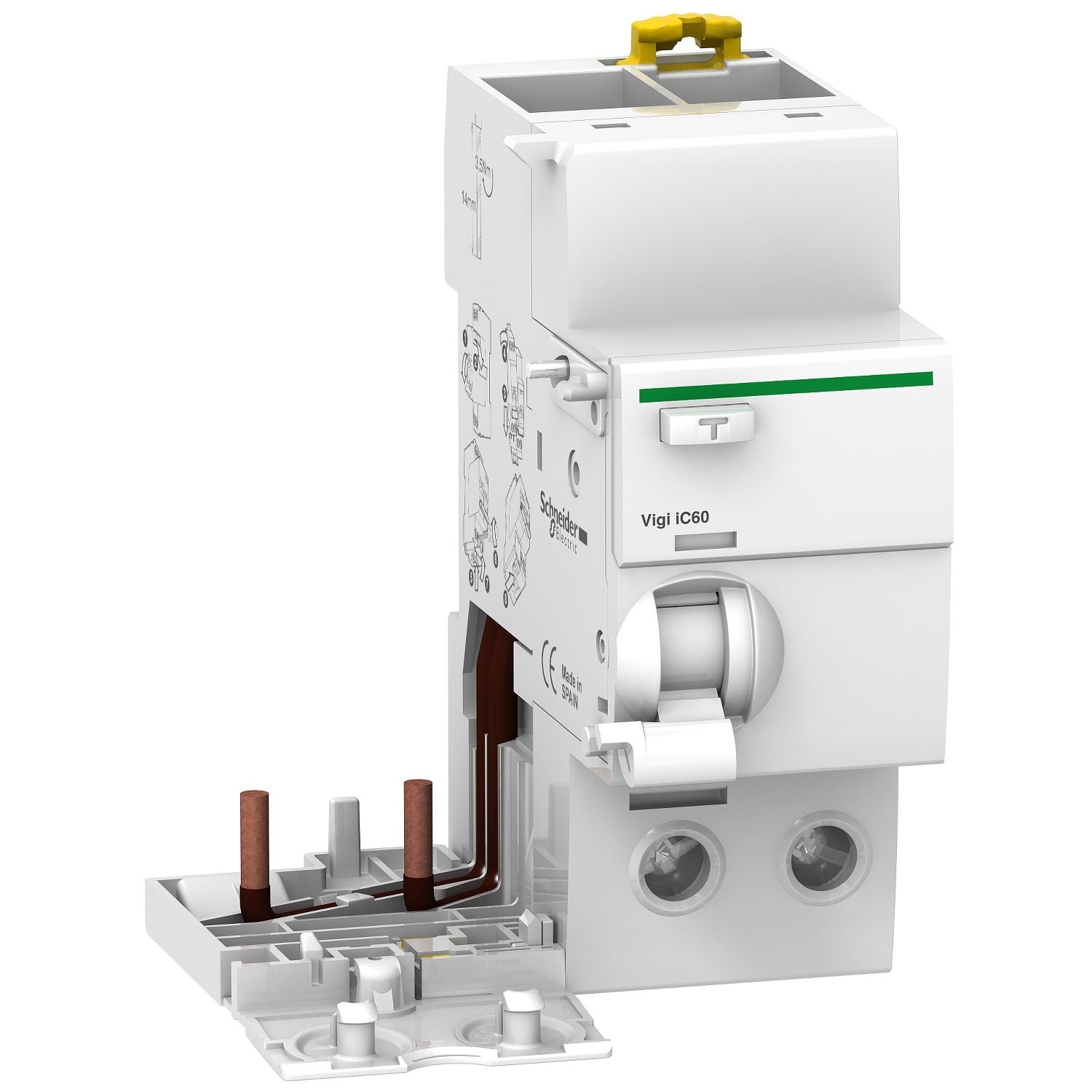 Bloc différentiel 63A 2P 300mA - Type AC - 130V- Vigi iC60 | Leroy Merlin