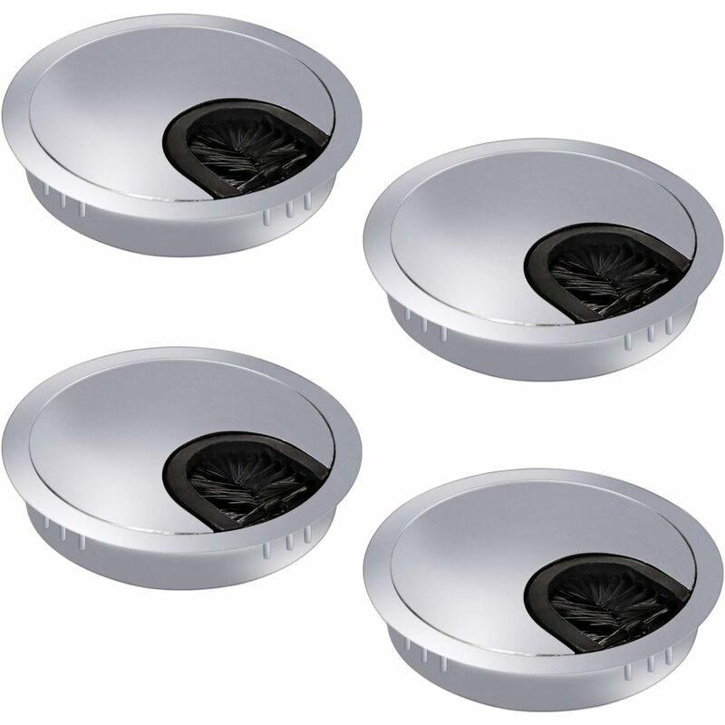 Jeu de 4 passe-câbles 60 mm, passe-câbles bureau passe-câbles bureau ...