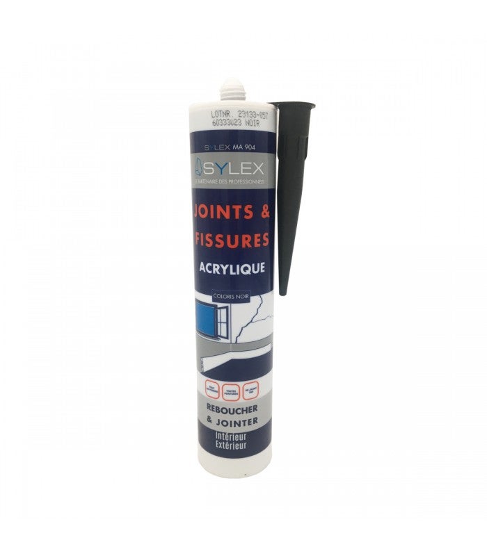 Sylex MA 904 Noir Mastic Joints et Fissures 280ml (Noir) | Leroy Merlin