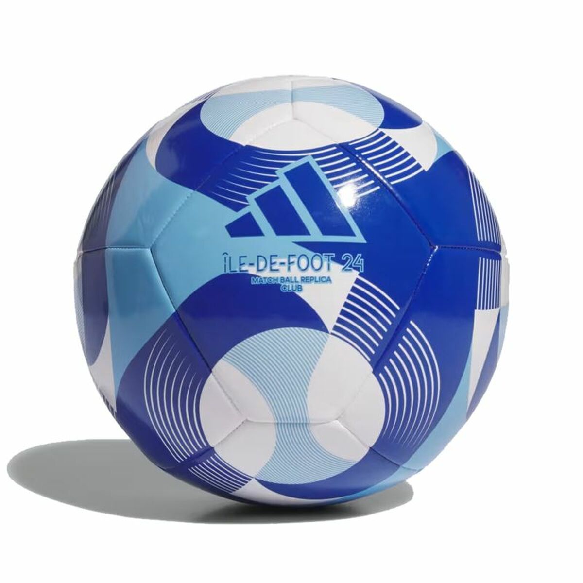 Ballon de Football Adidas Ile de Foot 24 Club Bleu Taille 5 | Leroy Merlin