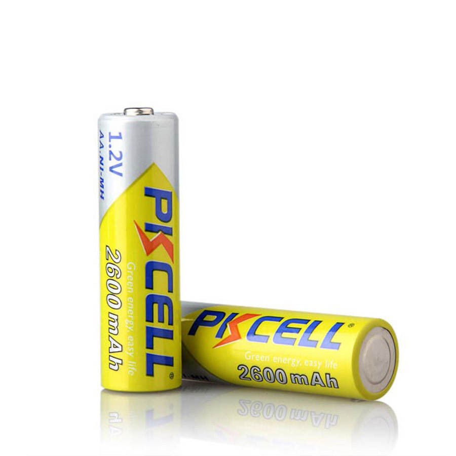 4 Piles Rechargeables AA2600mAh 1.2V PKCell | Leroy Merlin