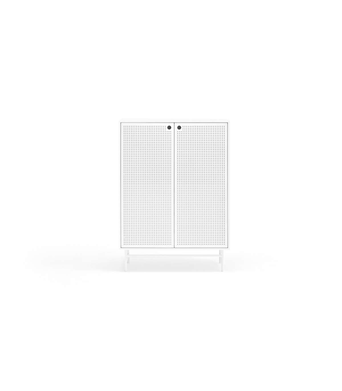 Mueble auxiliar modelo Punto 2 puertas 4 cajones interiores acabado ...