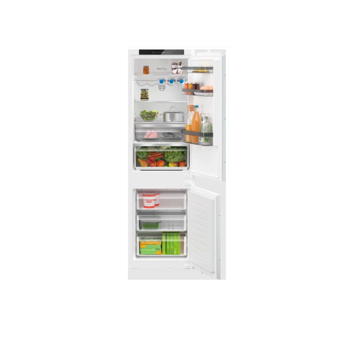 Bosch KIN86VSE0 Frigorifero da Incasso Combinato 260 lt E No Frost ...