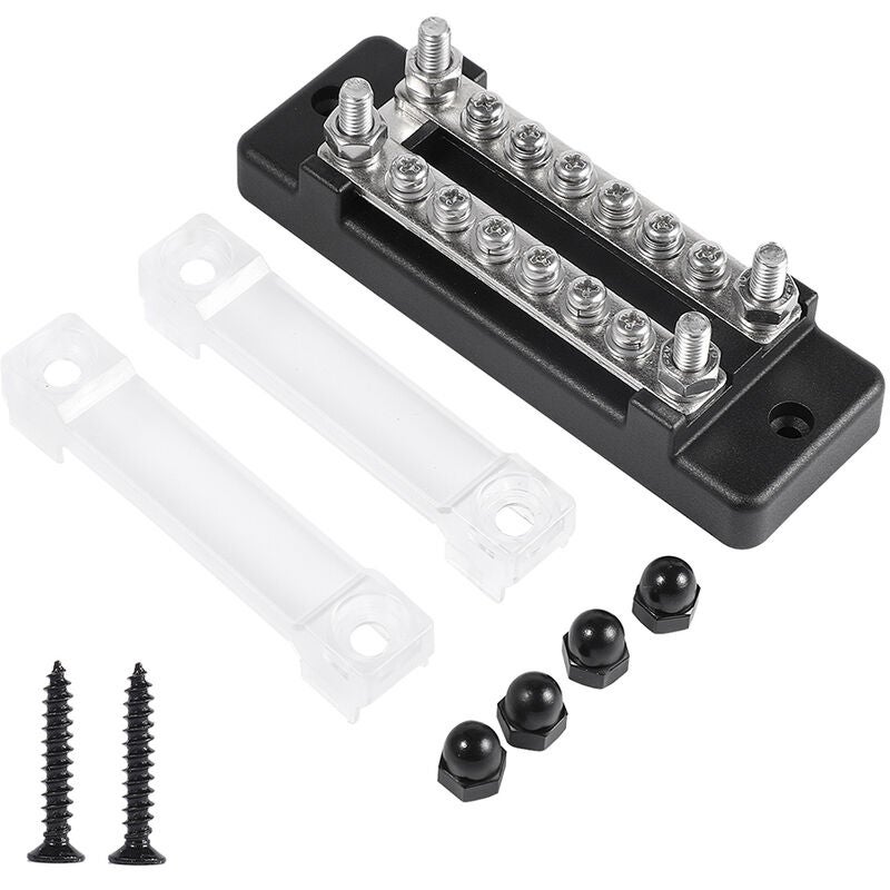 Bornier a double rangees 6 positions 130A/150A Bloc de barre omnibus et ...