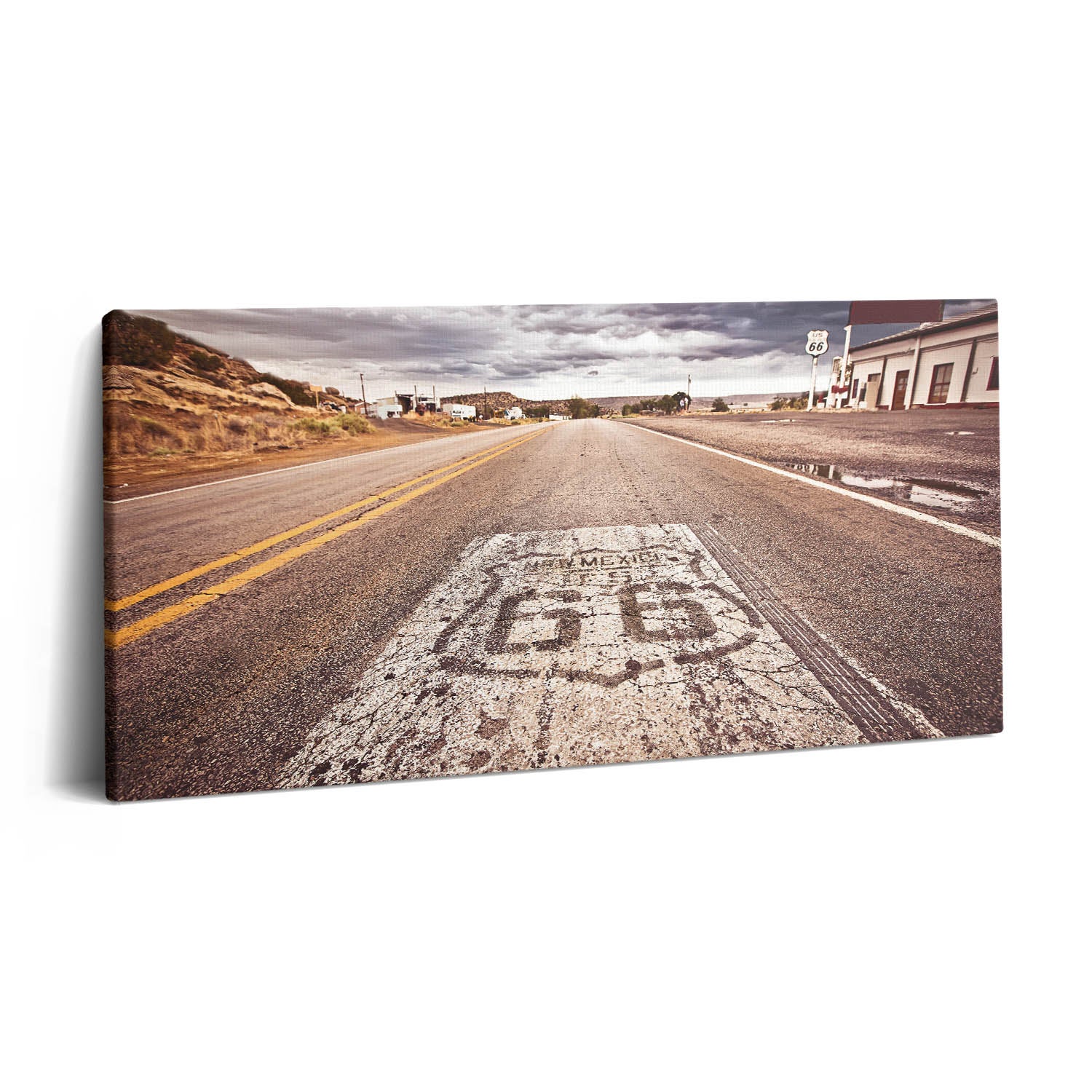 Immagine decorativa Polycanvas | Wallfluent | 140 cm x 70 cm | Strada ...