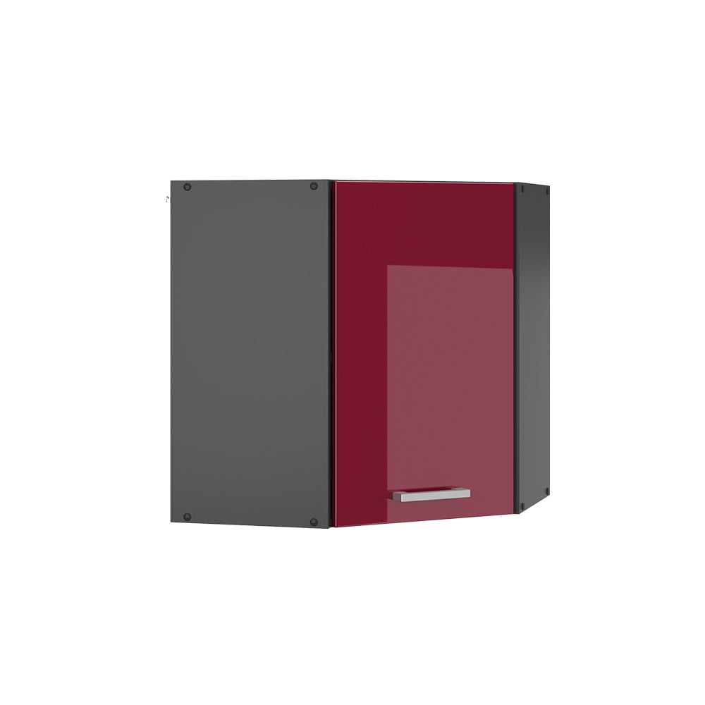 Vicco Elément haut de cuisine R-Line, Rouge brillant, 57cm | Leroy Merlin