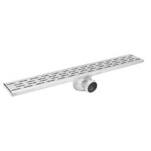 Easy Drain Fixt caniveau simple avec siphon 9.8x90cm sortie latérale ...