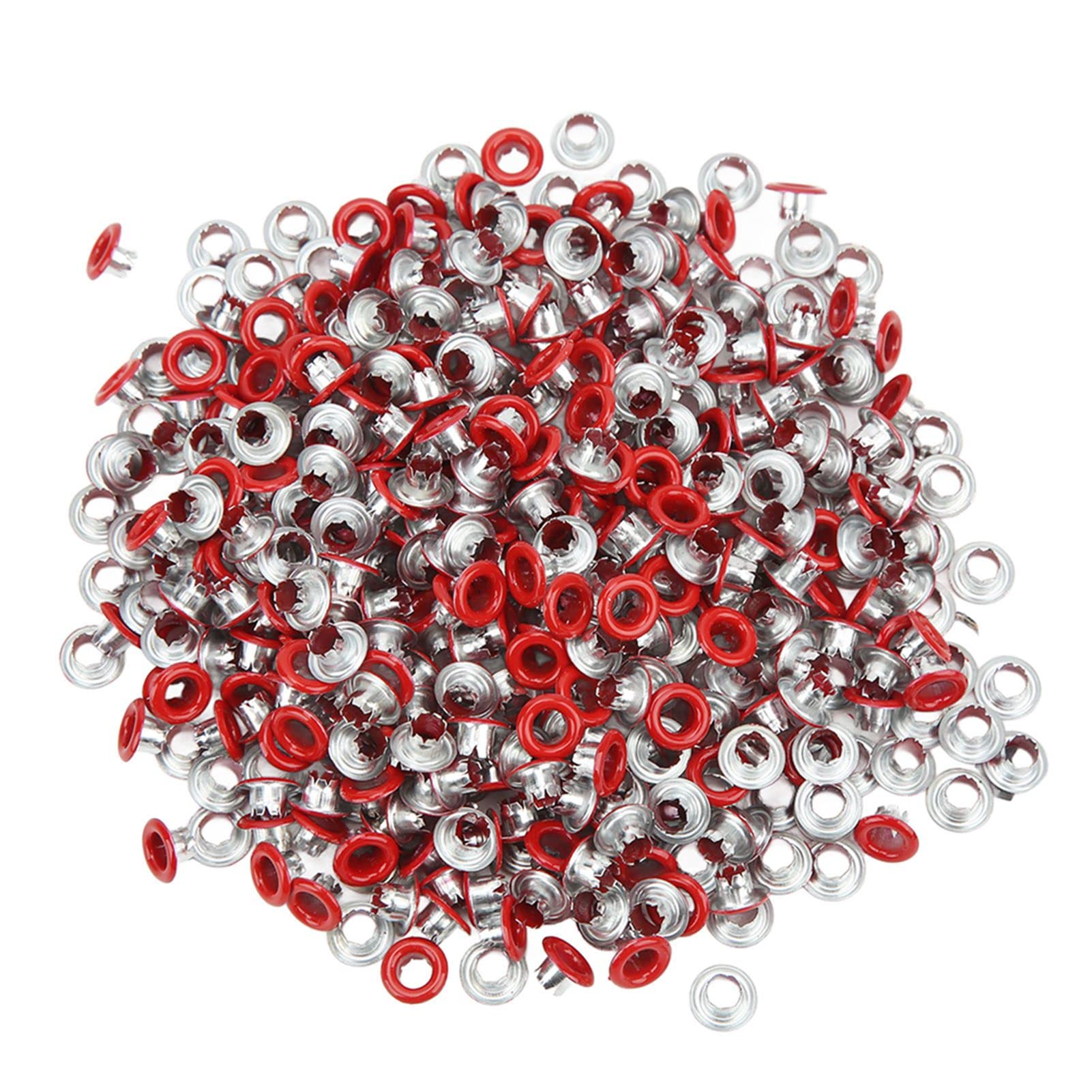 500 piezas de ojales de metal con borde redondo de color, mano de obra ...
