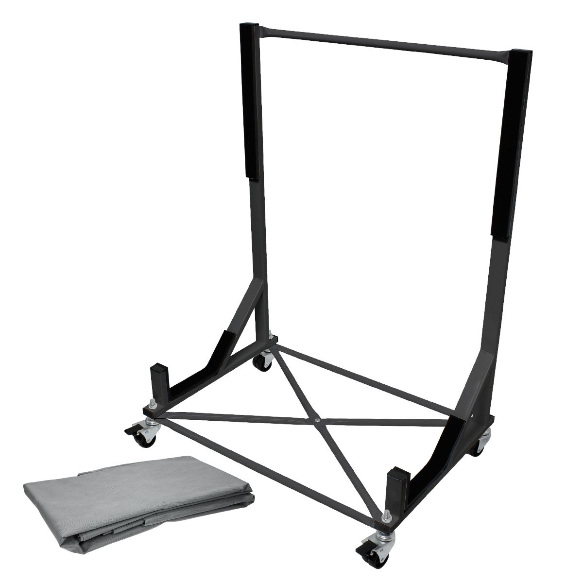 ECD Germany Hardtop Hard Top Stand - Acero - Negro - 76,5 x 52 x 93,5 ...
