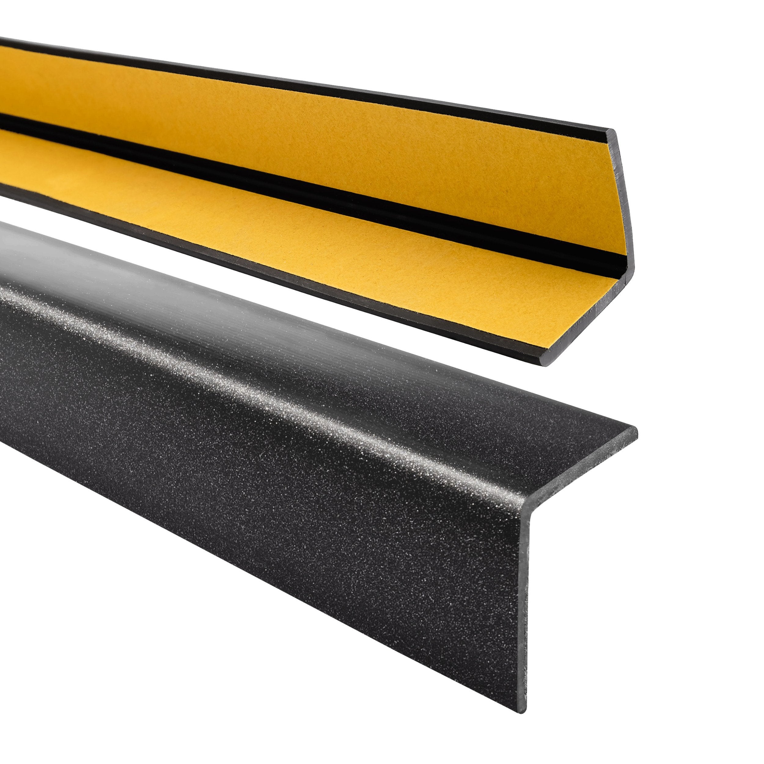 QUEST Perfil angular de PVC flexible, 27x27mm, 2m autoadhesivo, perfil ...