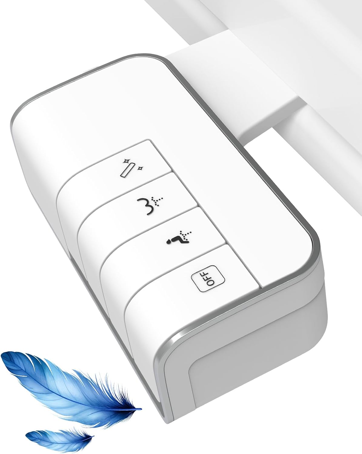 Accesorio de bidé para inodoro, boquilla doble no eléctrica para lavado ...