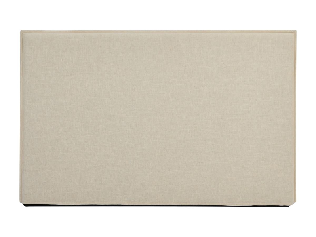 Cabecero desenfundable 150 cm - Algodón y lino - Beige - TAHIME | Leroy ...
