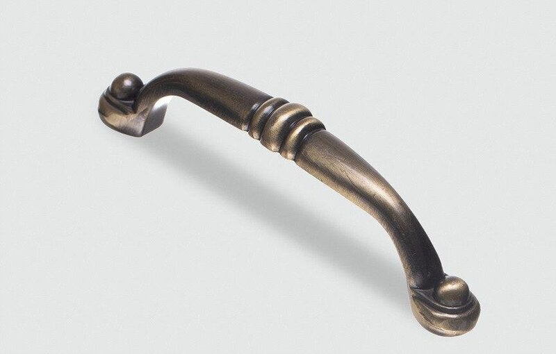 Poignée de meuble Ss10, 96mm, bronze ancien, style rétro | Leroy Merlin