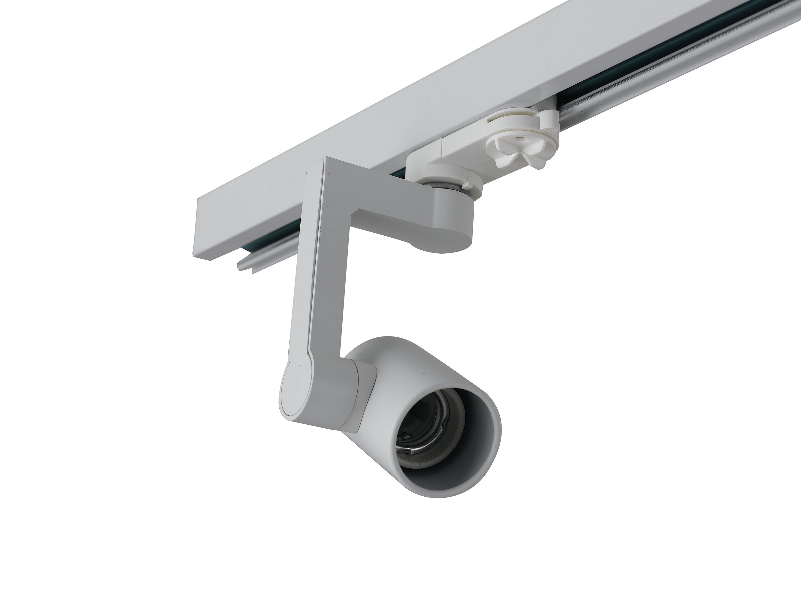 Projecteur sur rail EXPRESS en aluminium blanc (1xE27) | Leroy Merlin