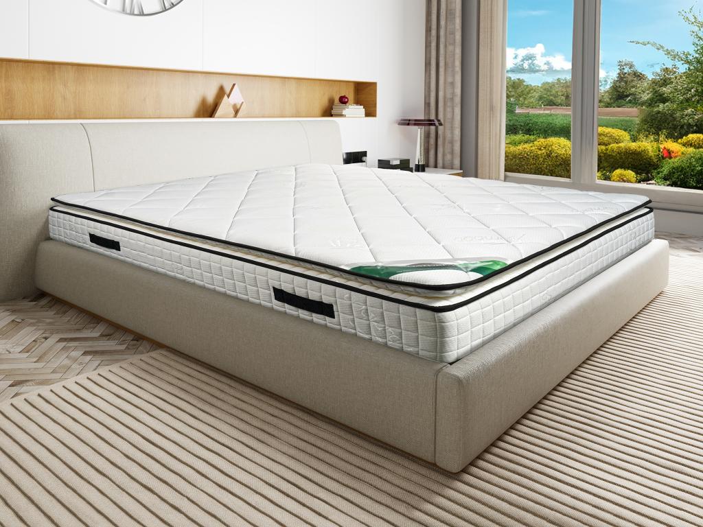 Colchón de 140 x 190 cm de espuma y tejido de bambú de 23 cm de grosor ...