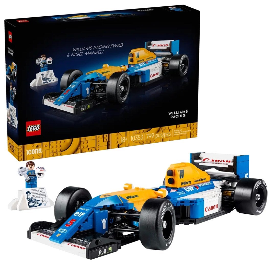 LEGO Icons 10353 Williams Racing FW14B e Nigel Mansell - Modello da ...