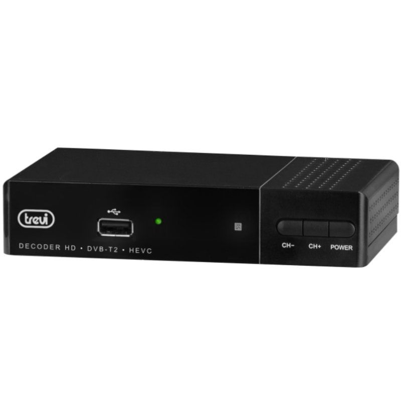 TREVI DVBT-T2 HEVC 10 bit Decoder Digitale Terrestre DVB-T2 HEVC MPEG-4 10 bit HE 3377 T2 ...