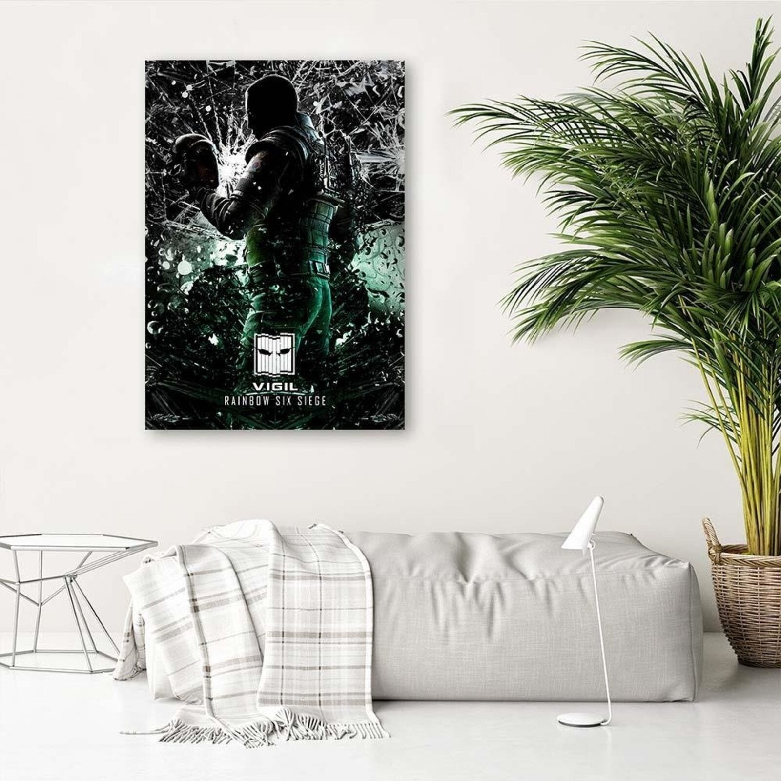 Tableau bois Rainbow Six Siege Vigil - 50 x 70 cm | Leroy Merlin