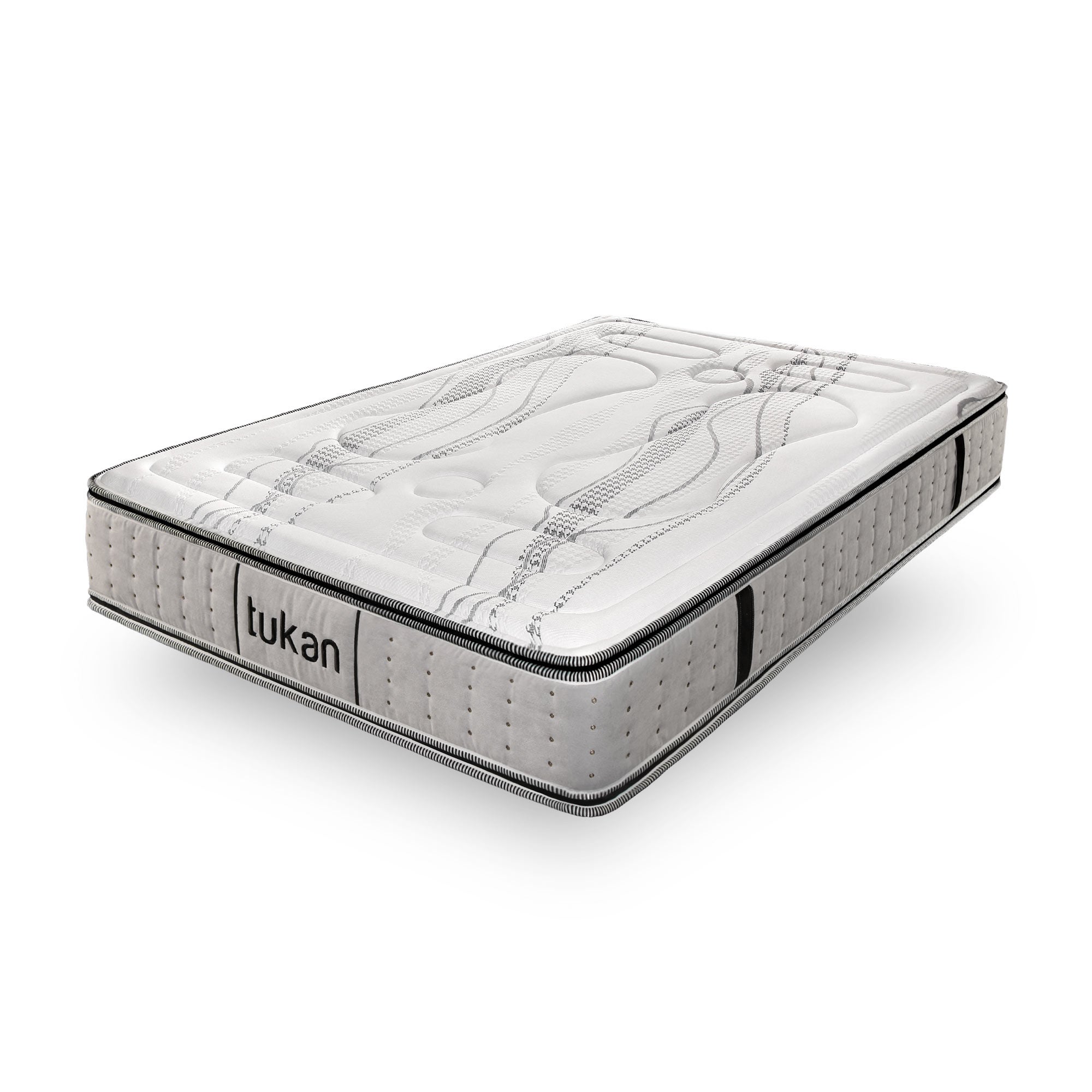 Colchón Viscoelástico Muelles Ensacados 150x180x30 Tukan de ...