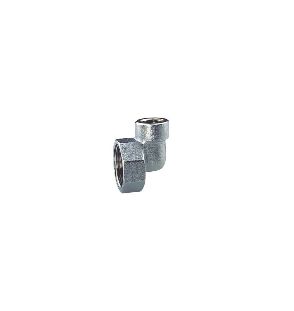 RACCORD TERMINAL CARRÉ CHROME POUR COLLECTEURS MODULAIRES 3/4 x 3/8 FF ...