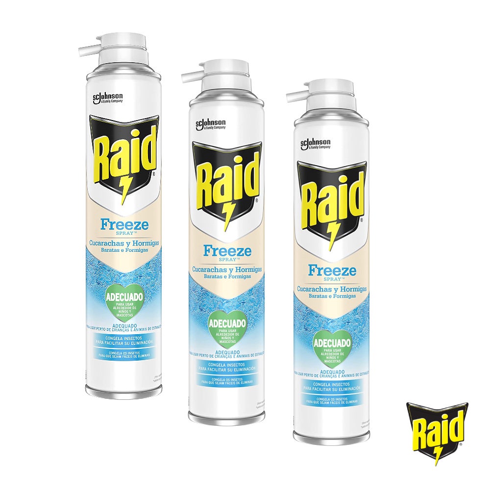Spray Congelante Raid para Insectos 350ml x 3 unidades | Leroy Merlin