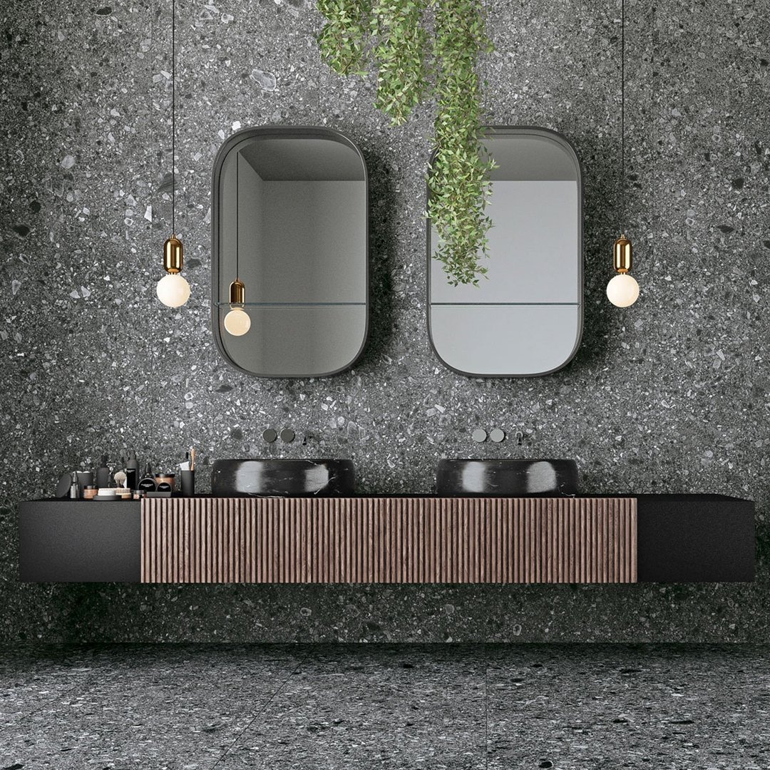 Ceppo di Gré Italiano - Antracite - Piastrelle 61x122,2 cm 9.5 mm - CGR 3003 60x120 | Leroy Merlin