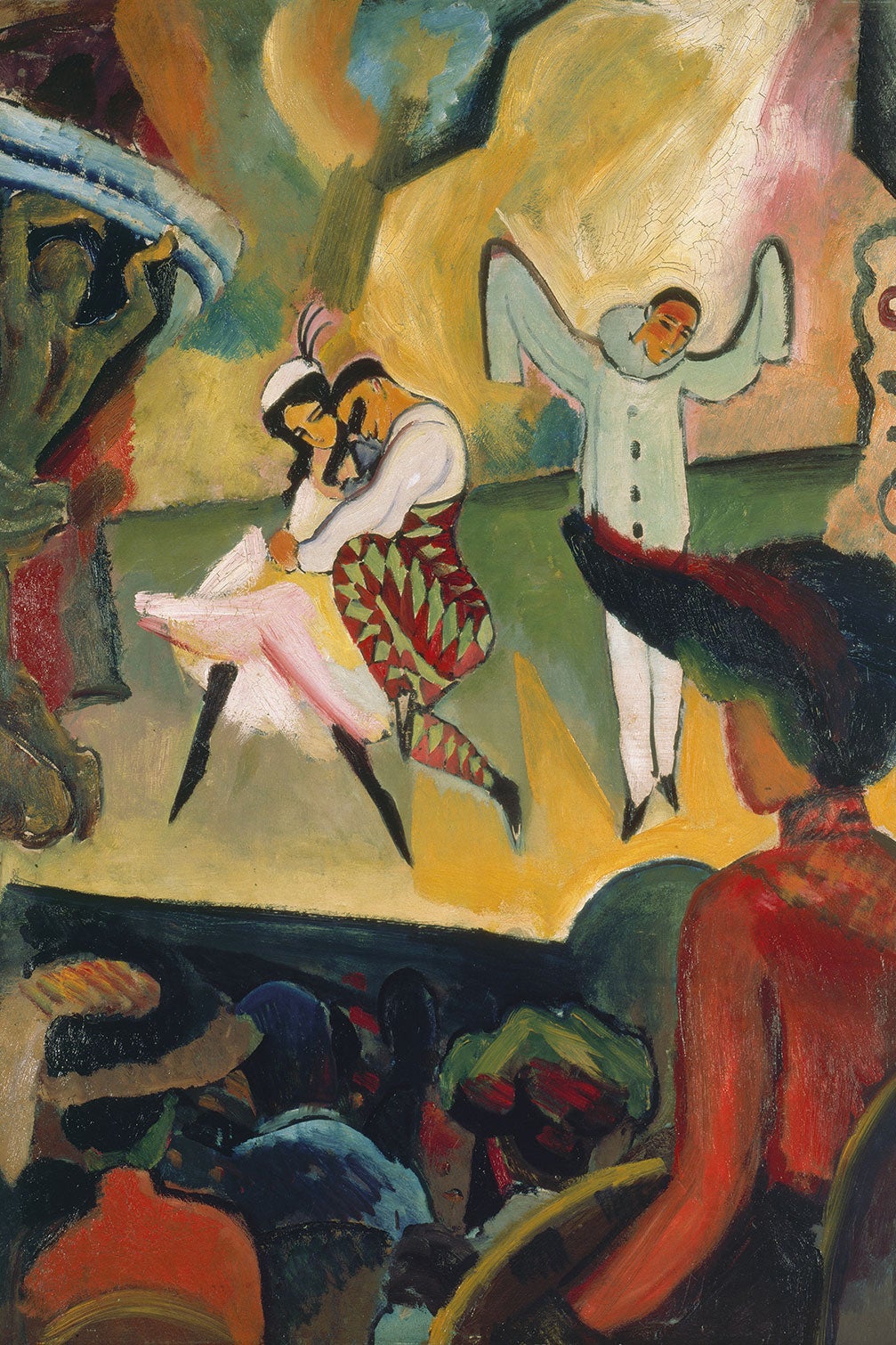 Tableau Le ballet russe par August Macke - 40x60cm | Leroy Merlin