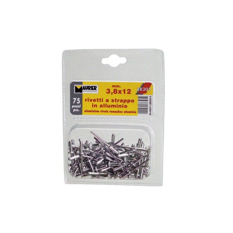 Rivets Maurer 3,80x16 mm. (75 pièces) | Leroy Merlin